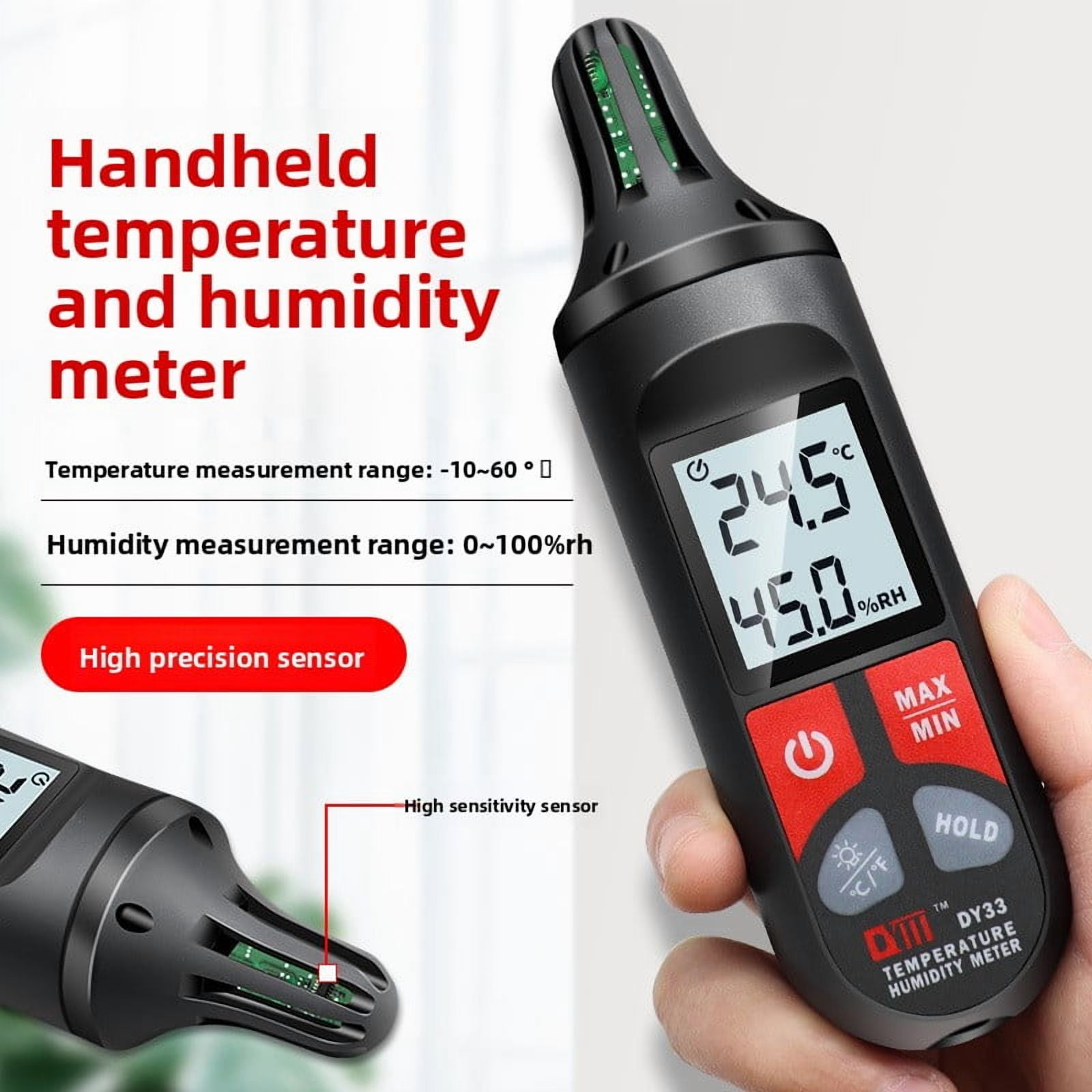 High Precision Handheld Temperature Humidity Meter Temperature And ...