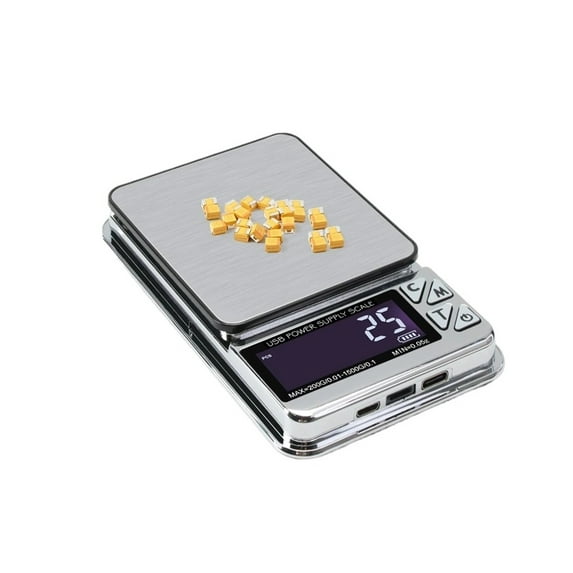 High Precision Jewelry Scale, 1000g/600g/200gX0.01g Digital LCD Count ...