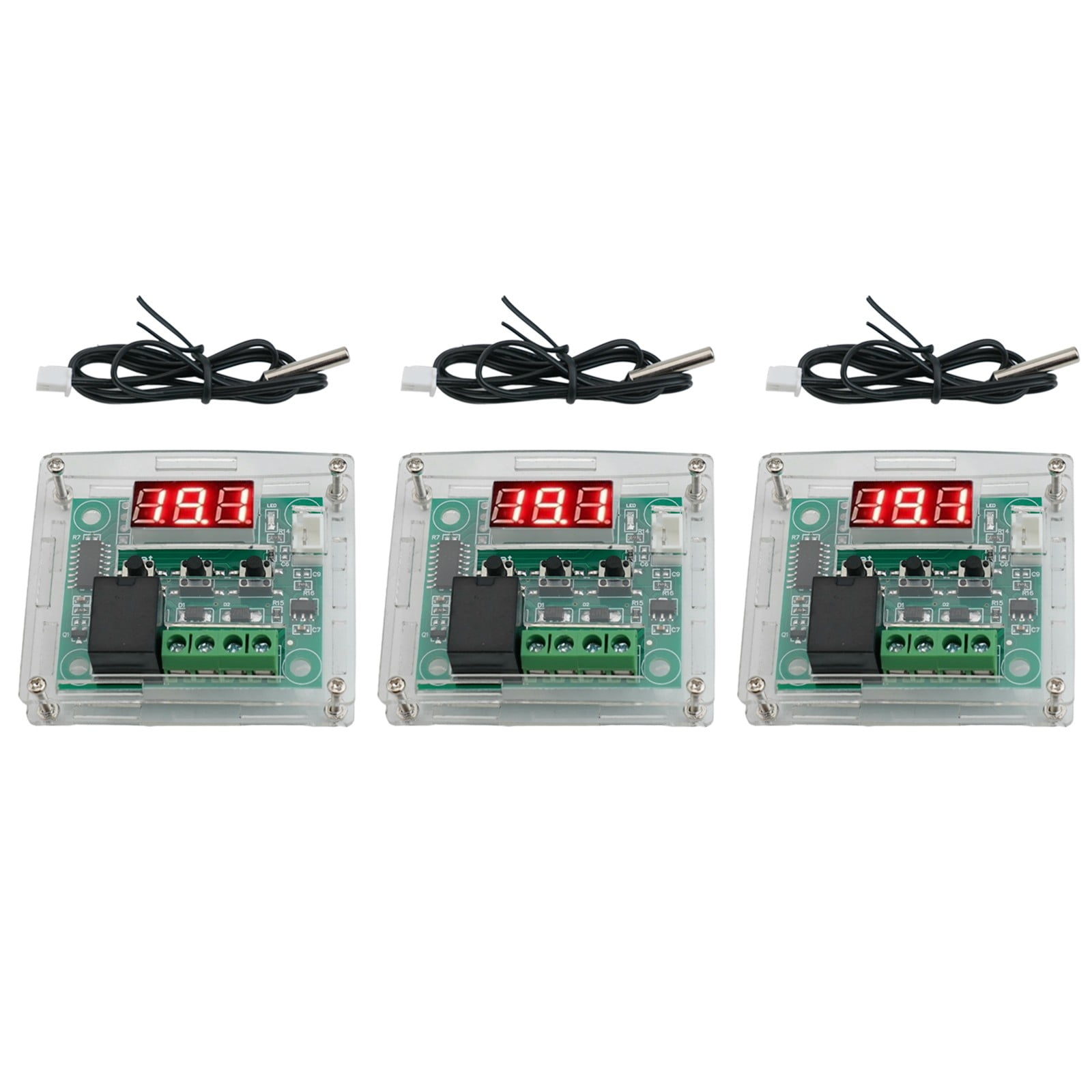 High Precision LED Digital Thermostats for W1209 with Waterproof Design ...