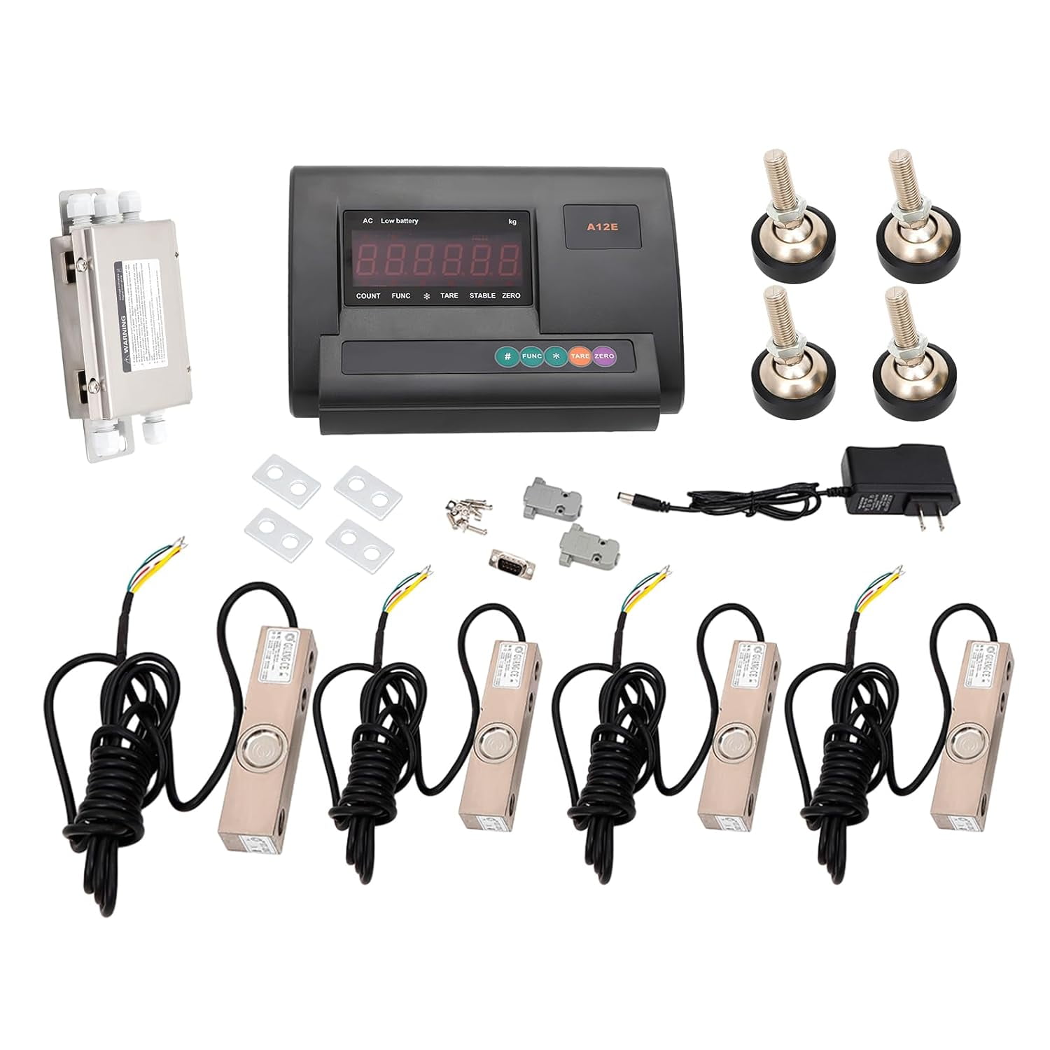 High Precision Livestock Scale Kit Waterproof Floor Scale 5000Lbs Load ...