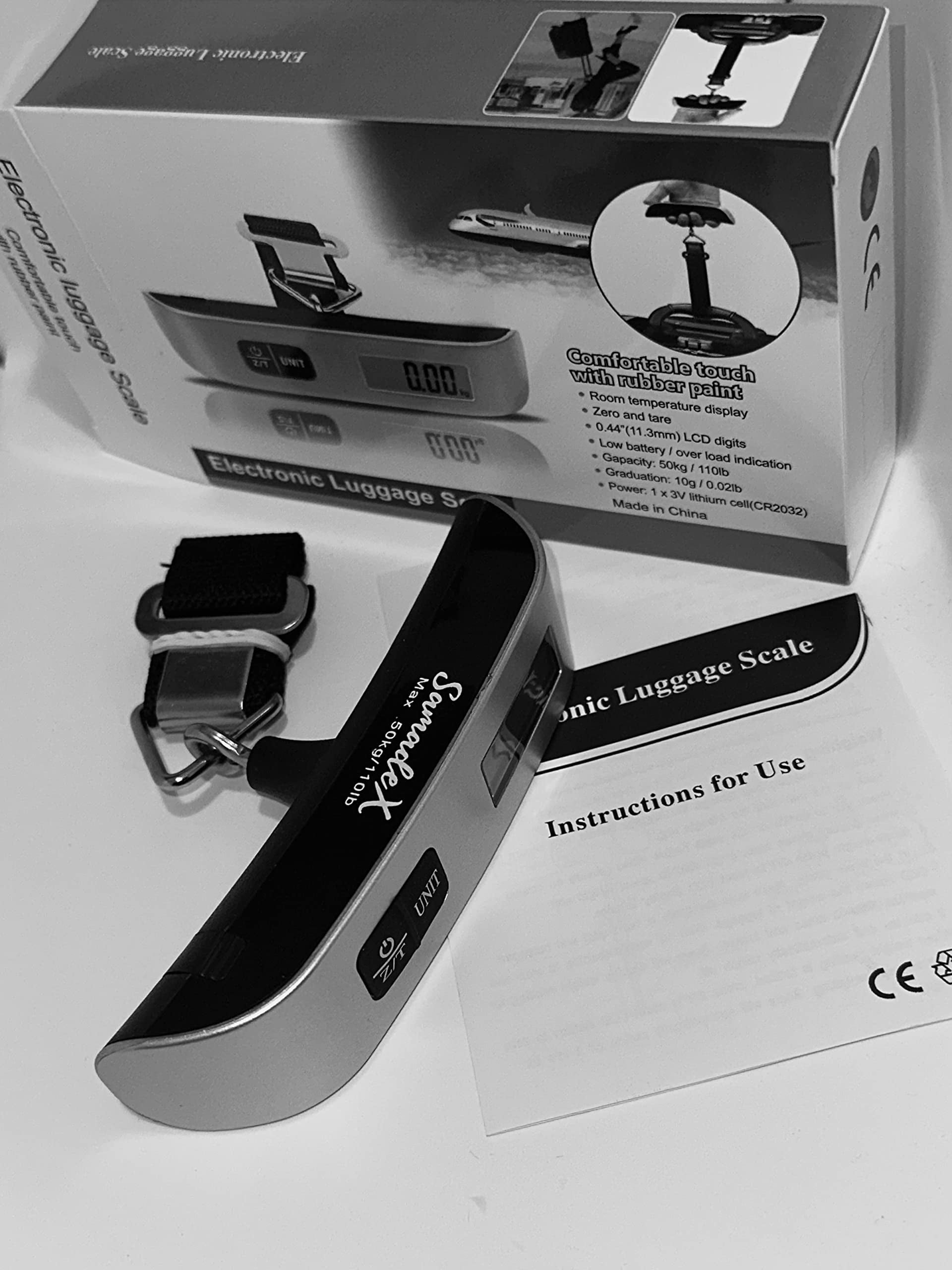 High-Precision Luggage Scale - Samadex Portable Digital Suitcase ...