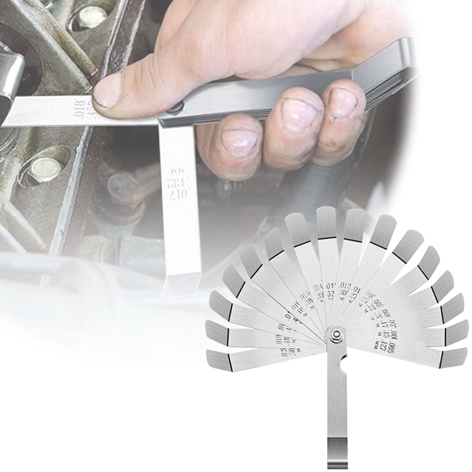 High Precision Measuring Tools Steel Feeler Gauge Double Marking Metric ...