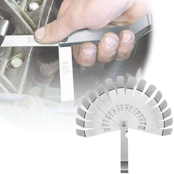 High Precision Measuring Tools Steel Feeler Gauge Double Marking Metric ...