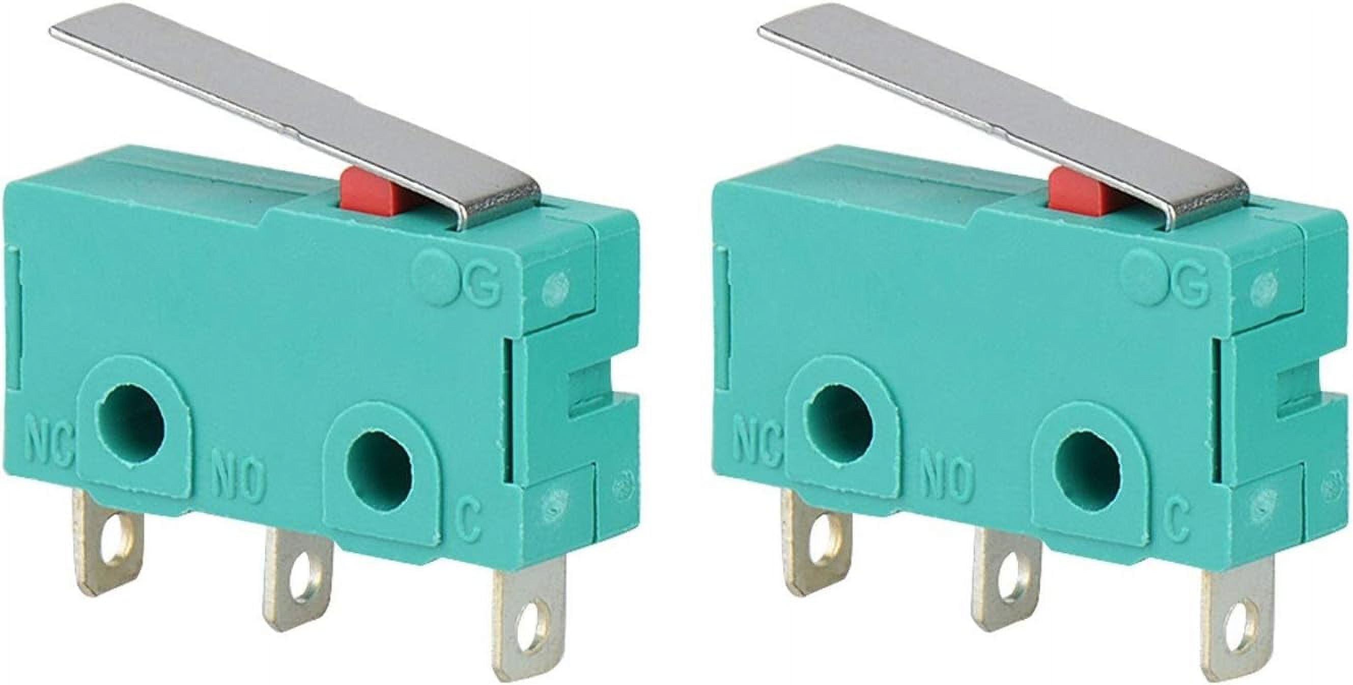 High-Precision Mechanical Control Micro Limit Switch, Rated Load 5A/250VAC for AC DC Circuits ...
