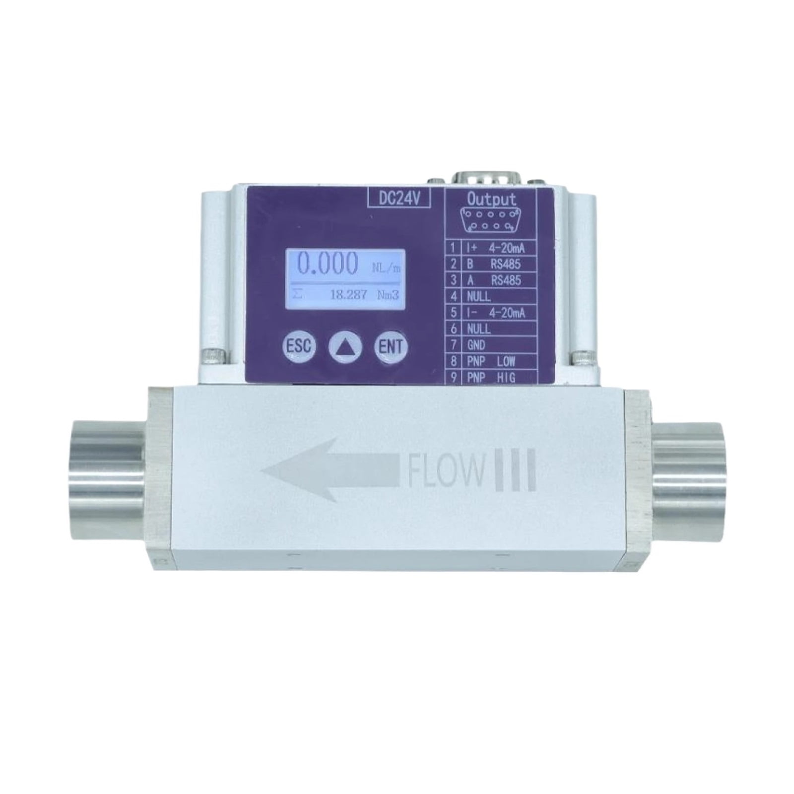 High Precision MicroGas Mass Flow Meter for Air Nitrogen Oxygen ...