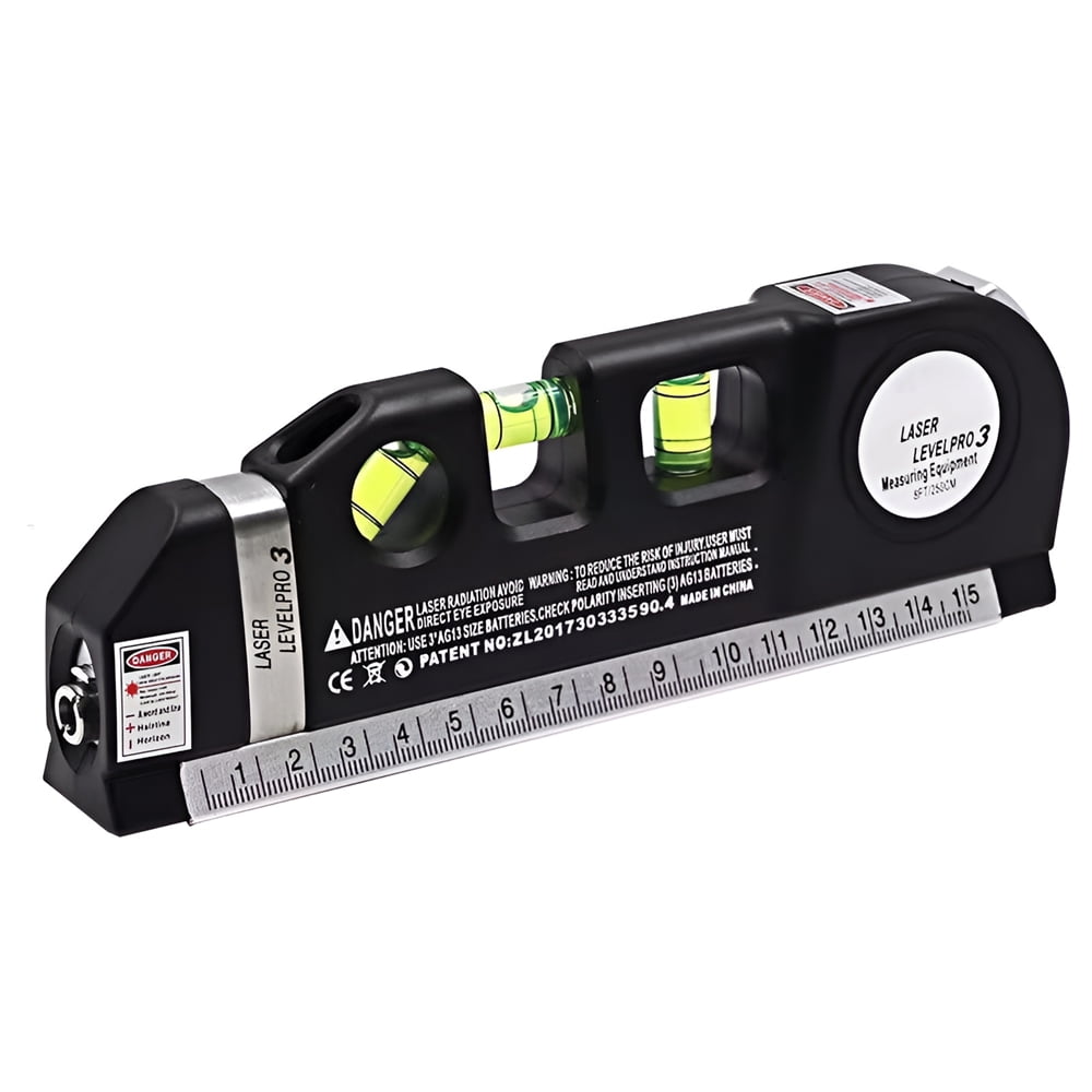 High Precision Multifunctional Laser Level with Steel Ruler, Straight ...