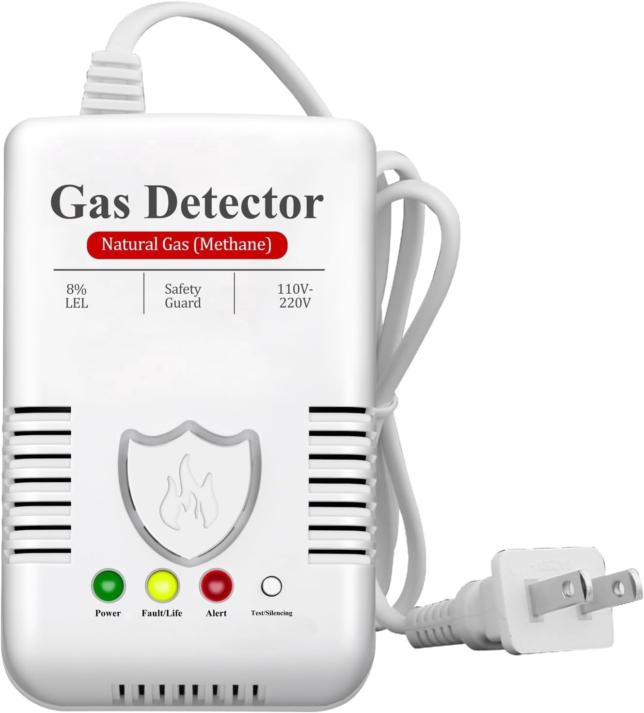 High Precision Natural Gas Detector & Combustible Alarm - Plug and Play ...