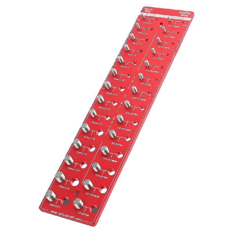 High Precision Nut Bolt Thread Checker with 28 Holes for Various ...