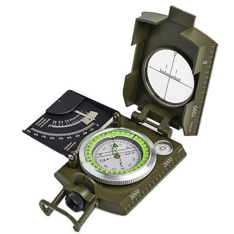 High Precision Professiona Tactical Survival Luminous Compass Camping ...
