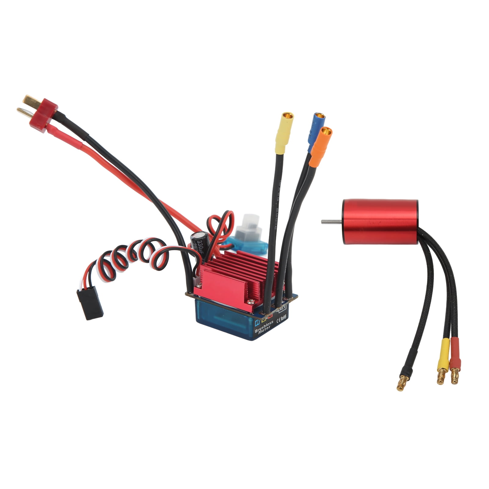 High Precision Racing Power for RC Cars Aluminum Alloy 4600KV Brushless ...