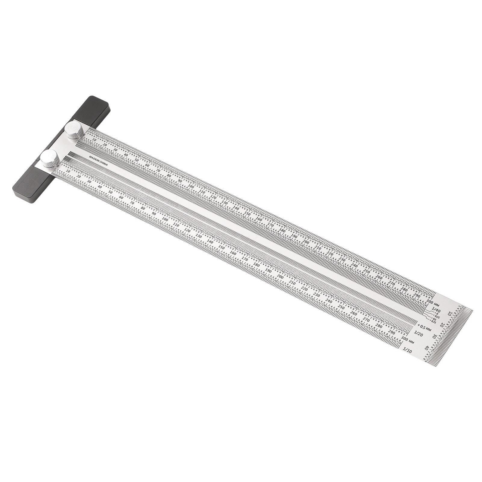 High-Precision Scale Ruler Marking Ruler T-Type Hole Ruler Right Angle ...