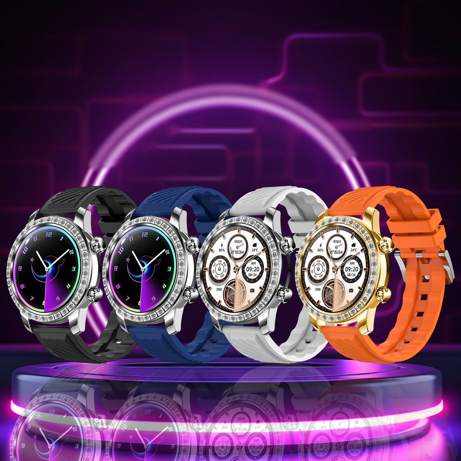 High Precision Smartwatch with Two Watch Bands Bluetooth Hd Call ...