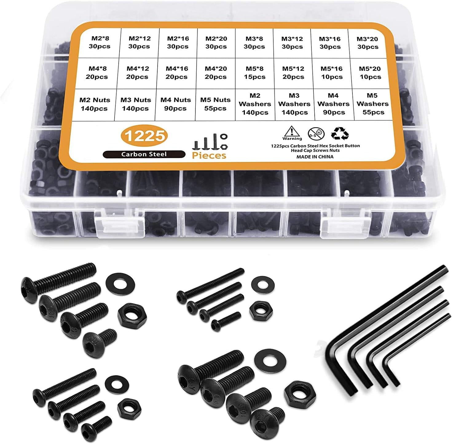 High Precision Socket Head Cap Screws, Alloy Steel10.9 Hexagon Allen ...