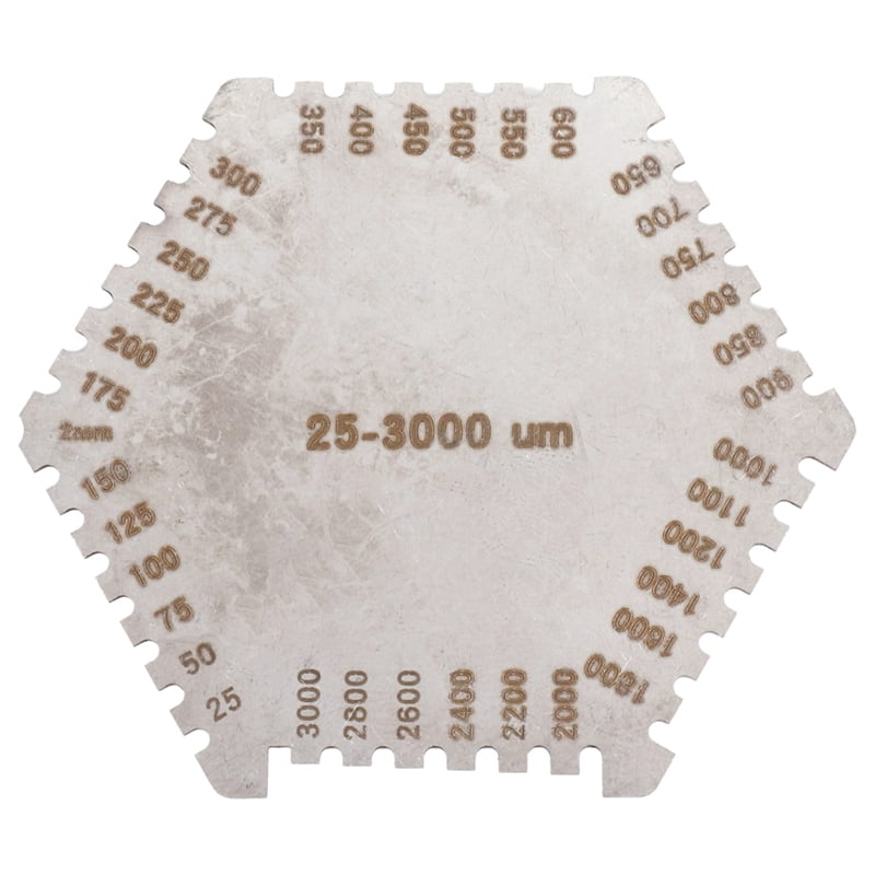 High Precision Stainless Steel Hexagon Wet Film Comb Instrument ...