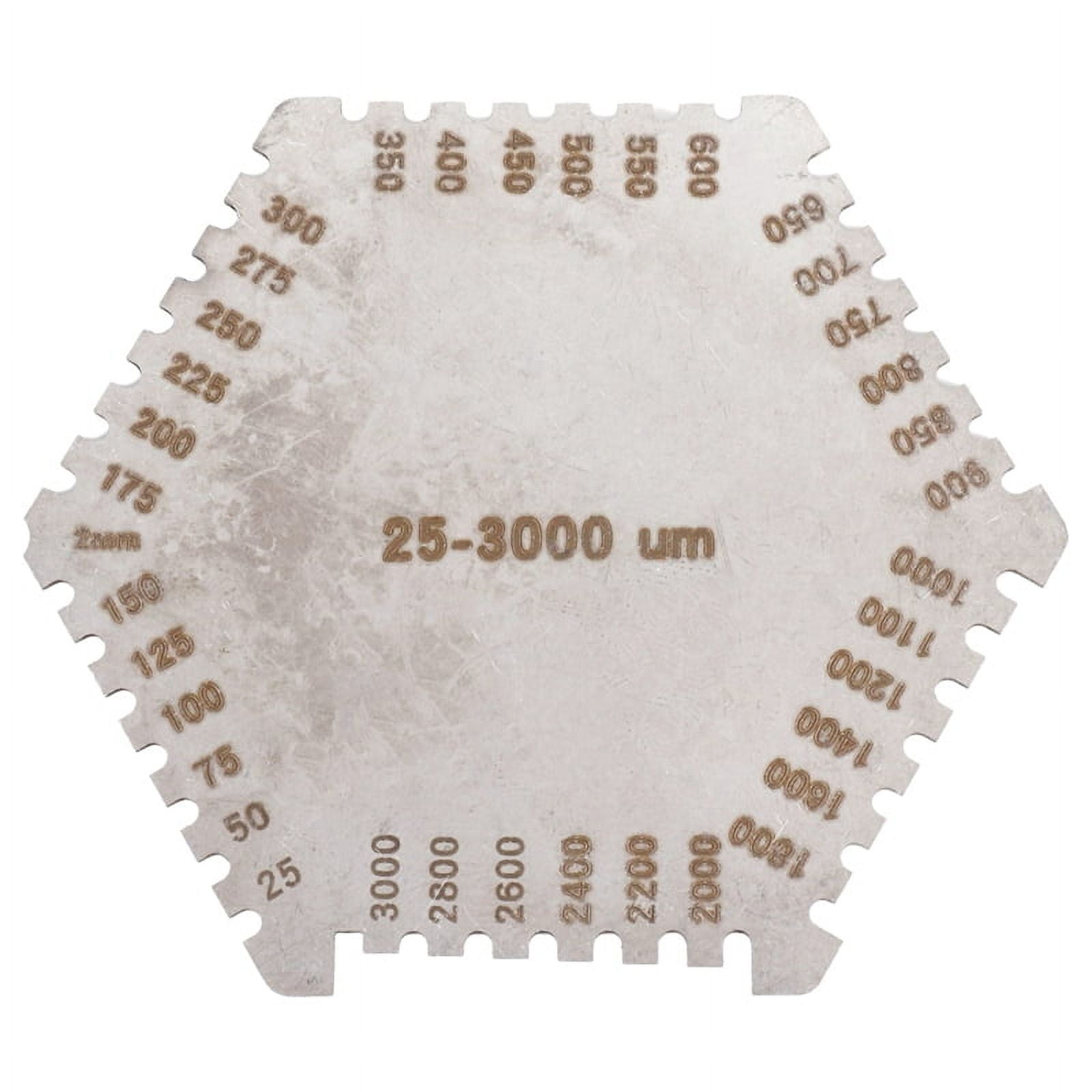 High Precision Stainless Steel Hexagon Wet Film Comb Instrument ...