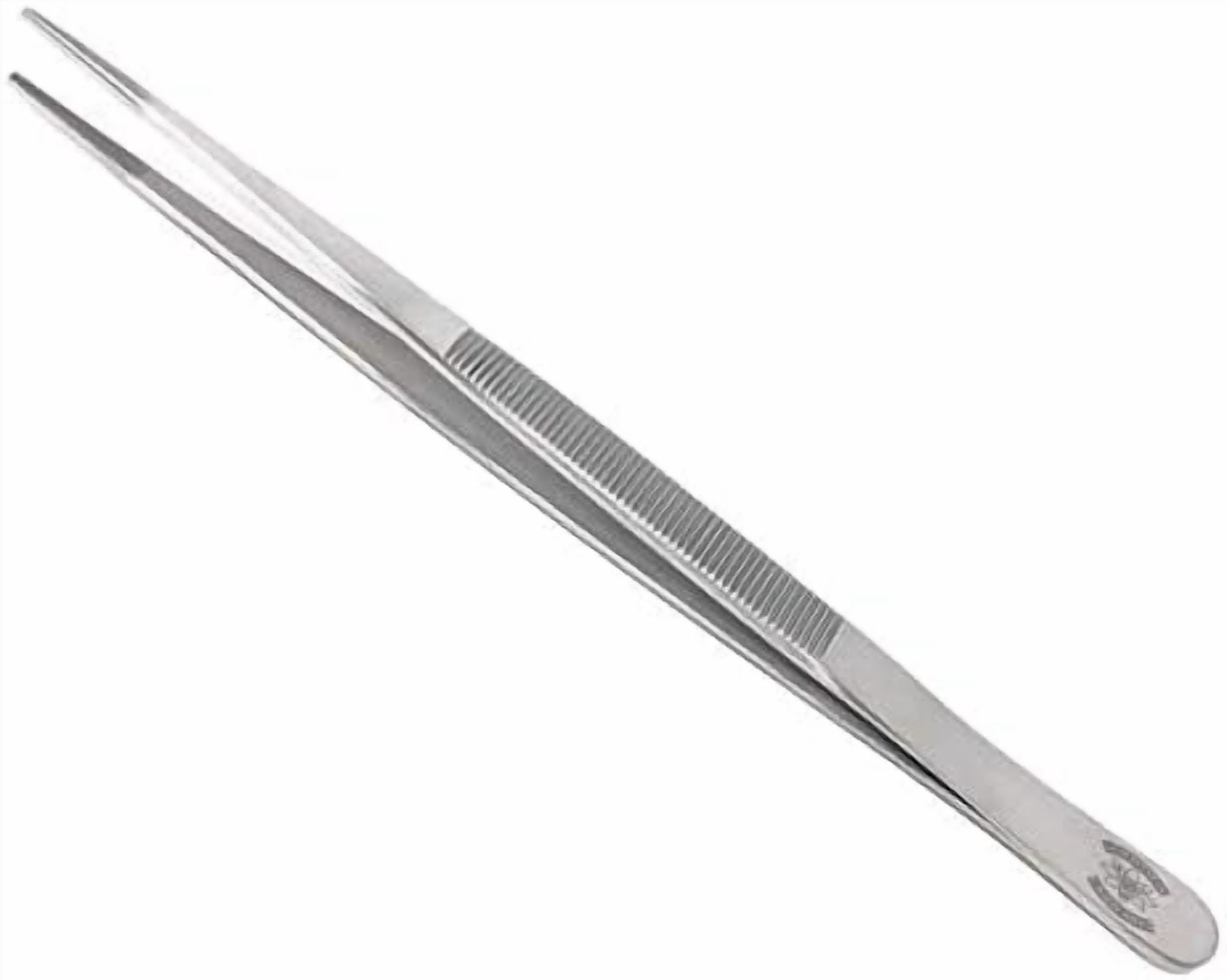 High Precision Stainless Steel Lab Tweezers/Forceps with Straight Broad ...