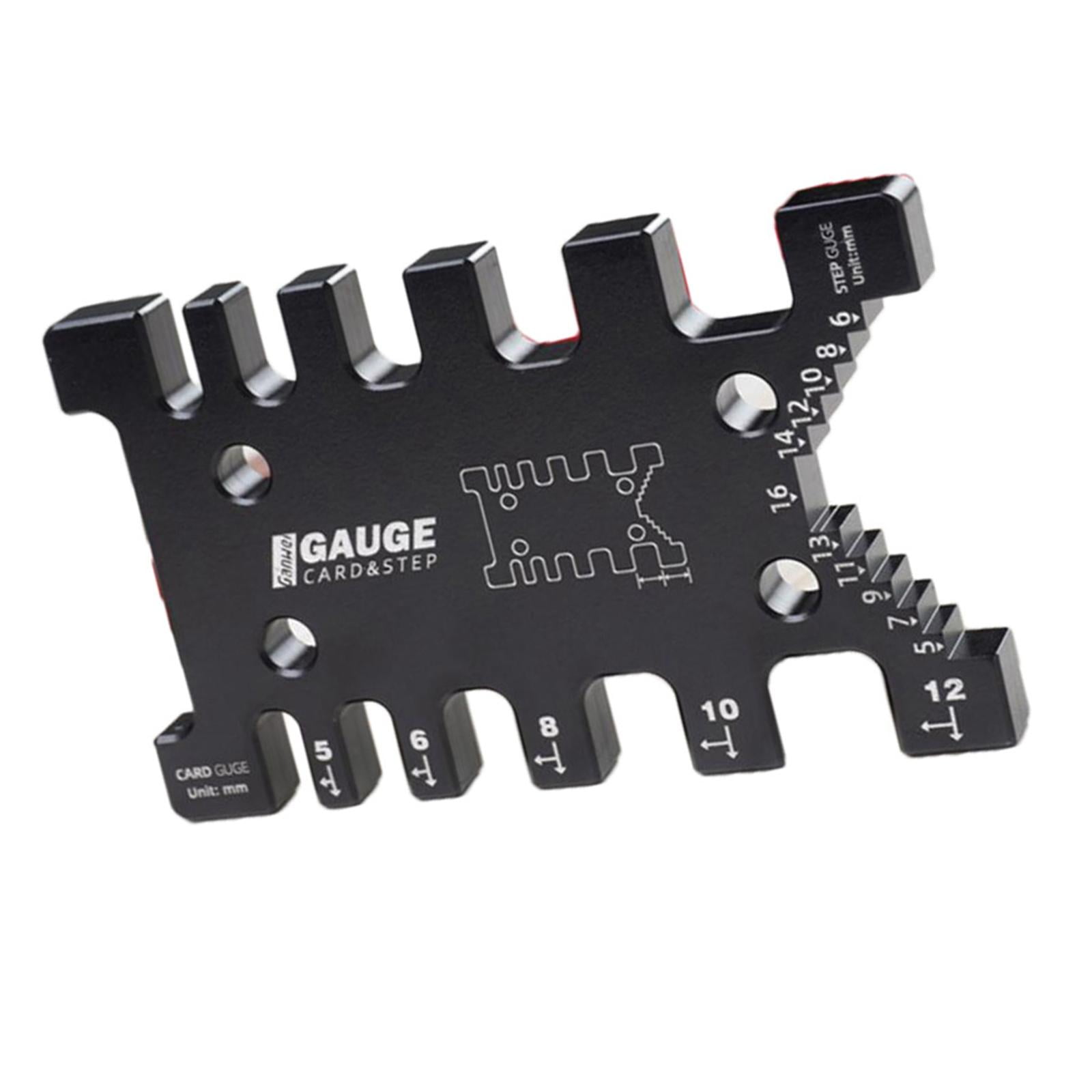 High Precision Tenon Card Gauge Metric and Scale Caliper Woodworking ...