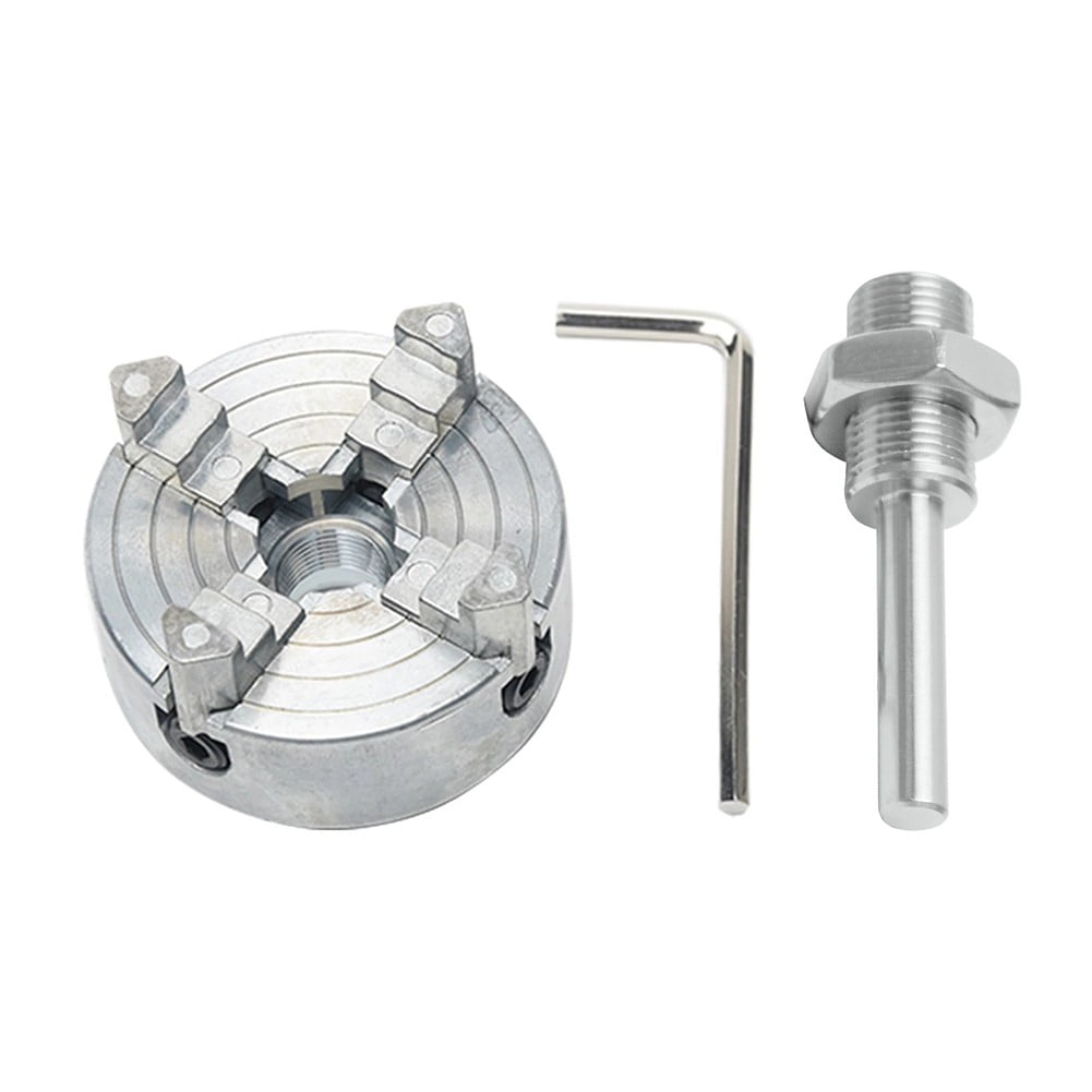 High Precision Woodworking Lathe Chuck with 3-Jaw 4-Jaw, 506580mm, For ...