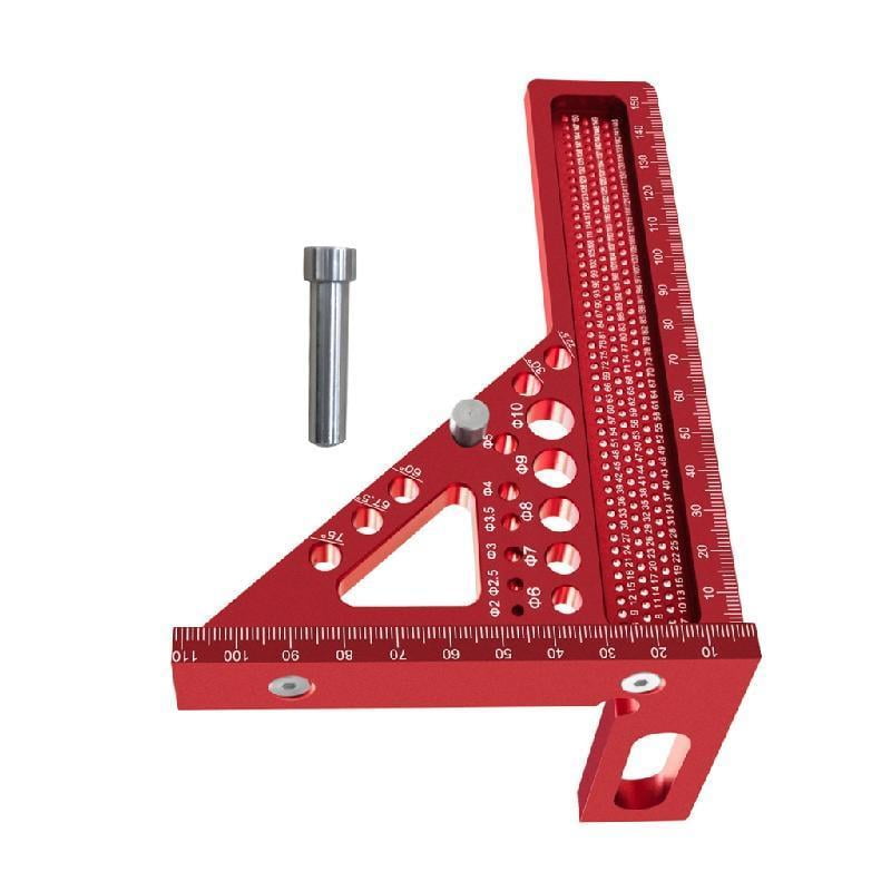 High Precisions Measuring Ruler Multiple Angles Aluminum Protractors ...