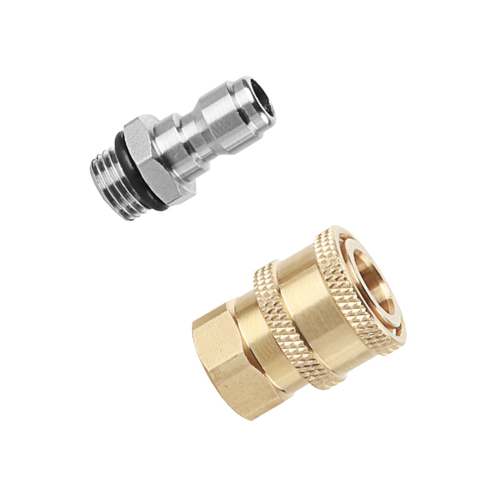 High Press Connector,M14 Solid Brass Quick Coupler Set High Press ...