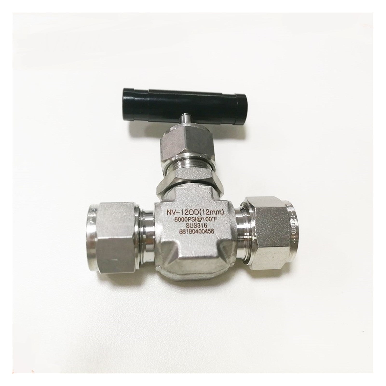 High Pressure 6000PSI Mini Stainless Needle Valve 316 Tube End Valve ...