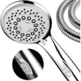 High-Pressure 7-Setting Handheld Shower Head with 4-inch Face, Patented ...