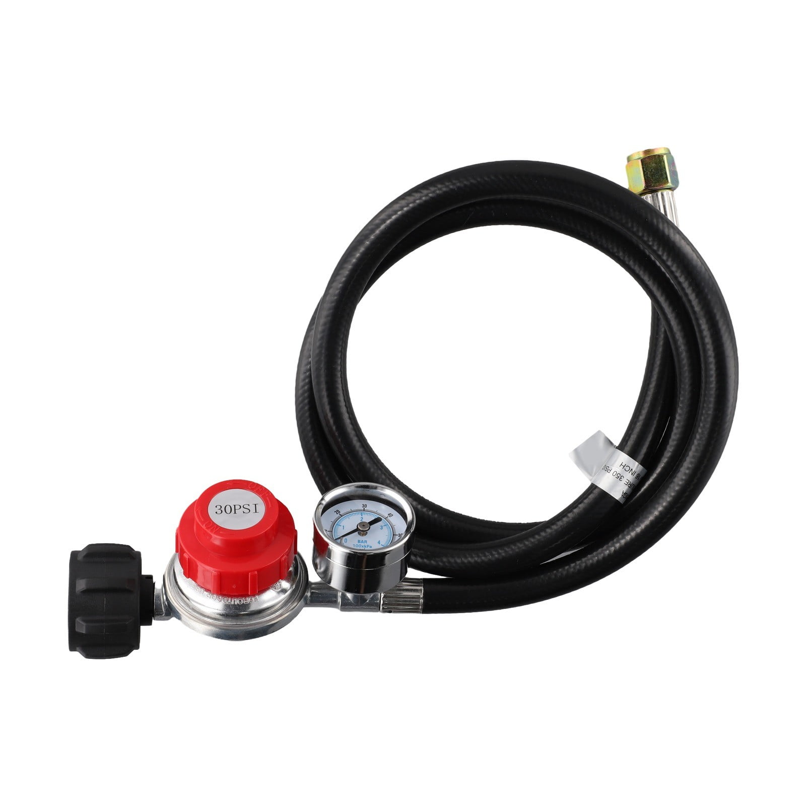 High Pressure Adjustable Propane Gas Regulator 0-30 PSI for BBQ Grills ...