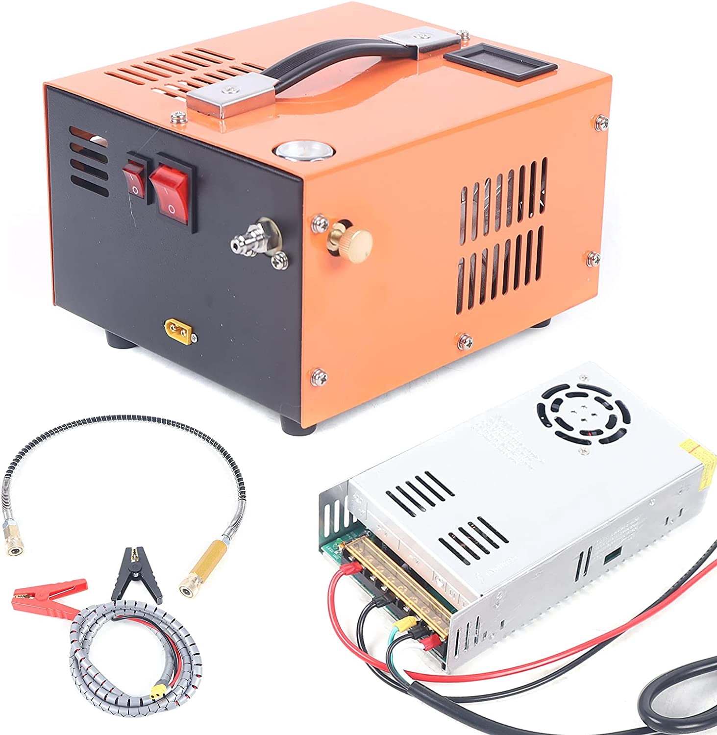 High Pressure Air Compressor,4500PSI/30Mpa Portable Air Compressor, Air ...
