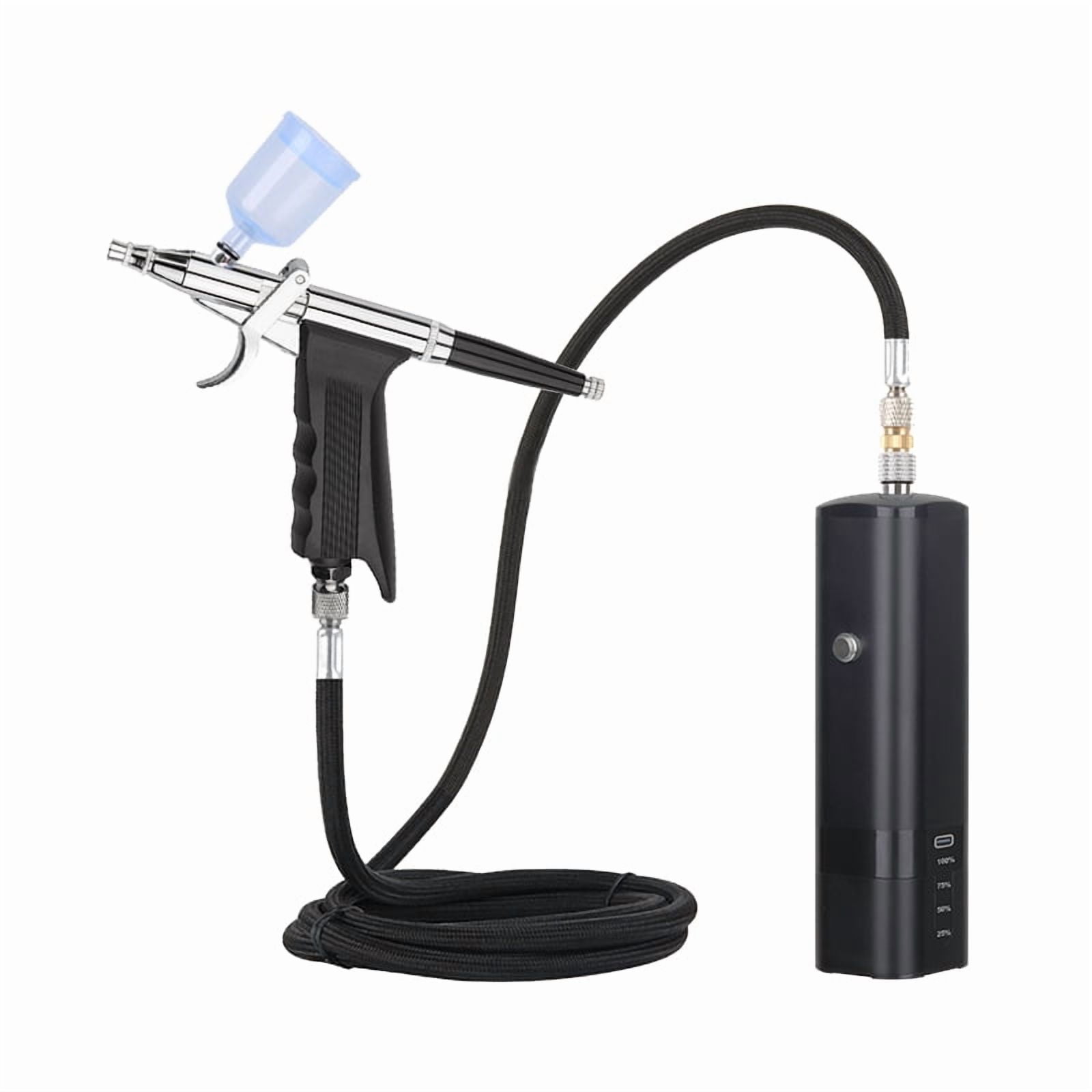 High Pressure Airbrush Kit, Rechargeable Cordless Airbrush Compressor ...
