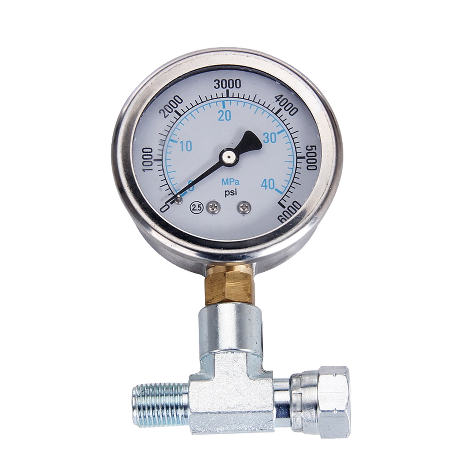 High Pressure Airless Sprayer Tee Joint Pressure Gauge Universal ...