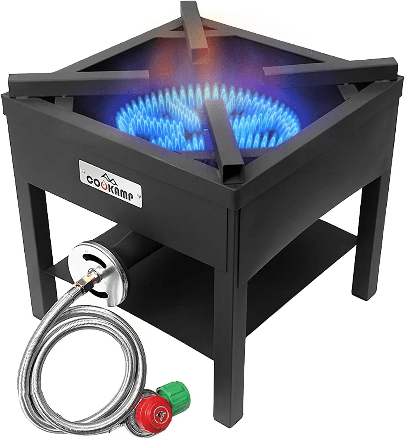 High Pressure Banjo 1-Burner Outdoor Propane Gas Cooker 260000 BTU with ...