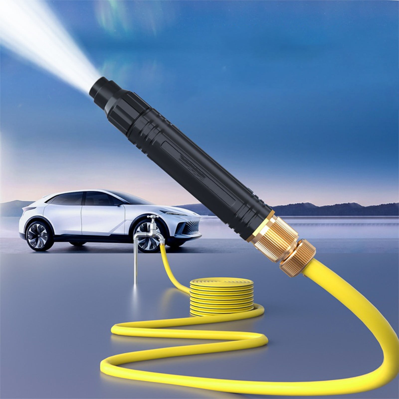 High Pressure Car Wash Spray Gun | 3 Spray Modes (Jet, Mist, Umbrella ...