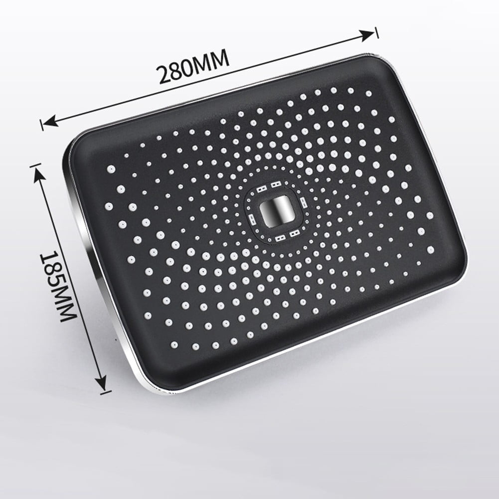 High Pressure Ceiling Mount Shower Head Big Panel Rainfall Supercharge ...