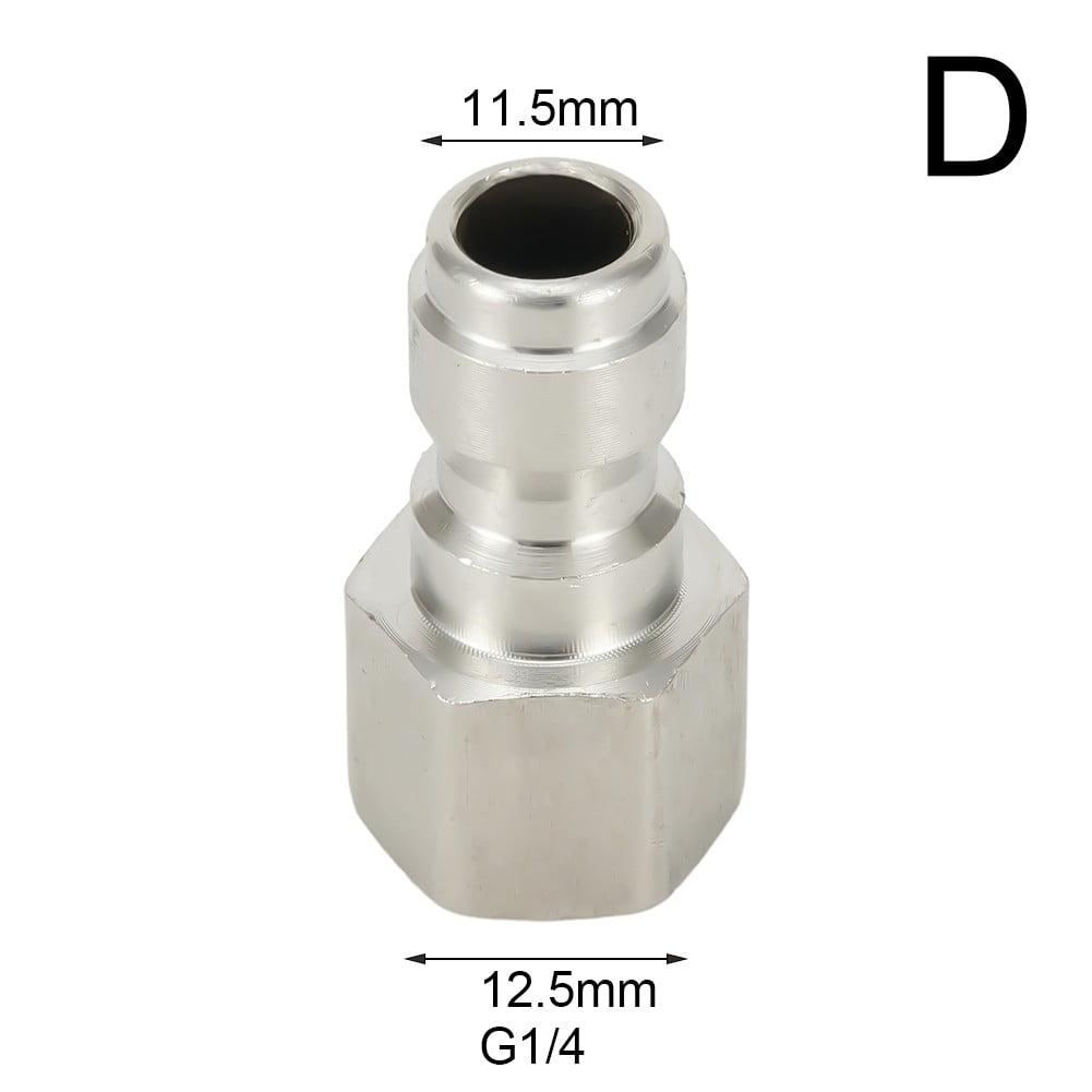 High Pressure Cleaner 1/4 Inch Quick Connect Plug T-fittings For ...
