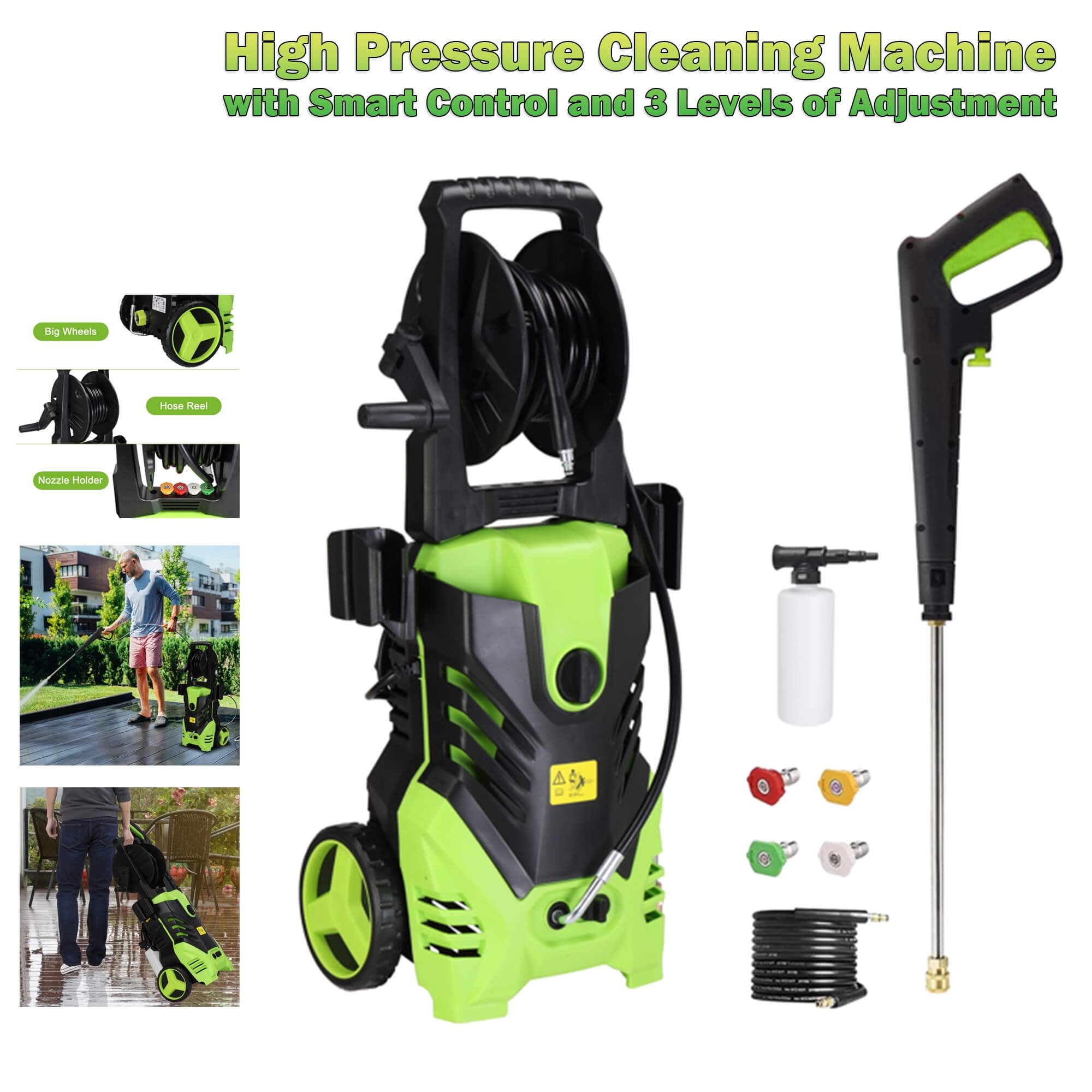 High Pressure Cleaning Machine with Smart Control and 3 Levels of ...