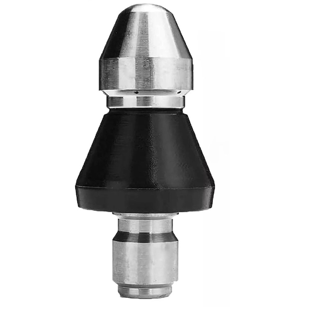 High Pressure Drain Nozzle Sewer Pipe Cleaning Tool 1 Front 6 Rear Jet ...