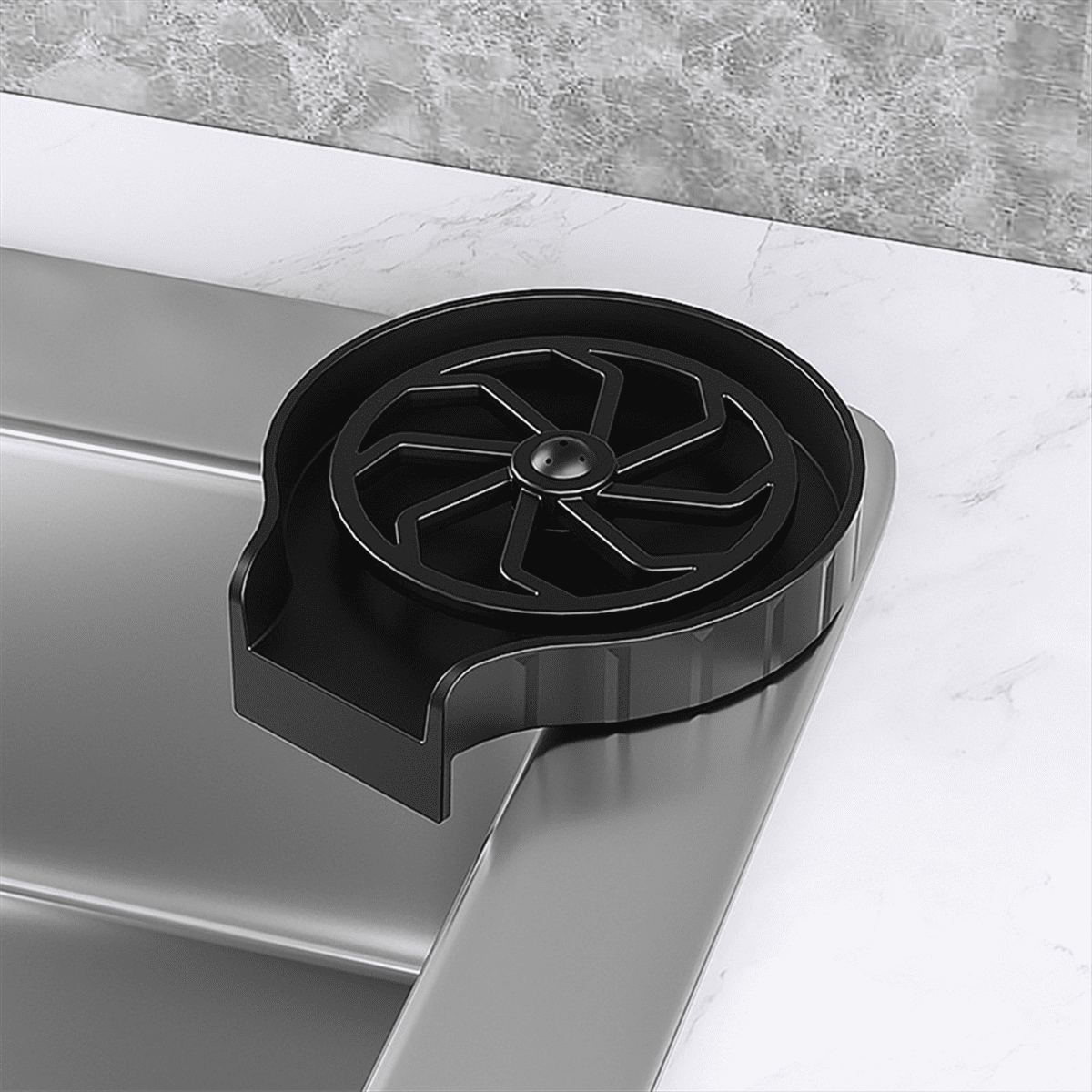 High Pressure Faucet Glass Rinser for Kitchen Sink Automatic Glass Cup ...