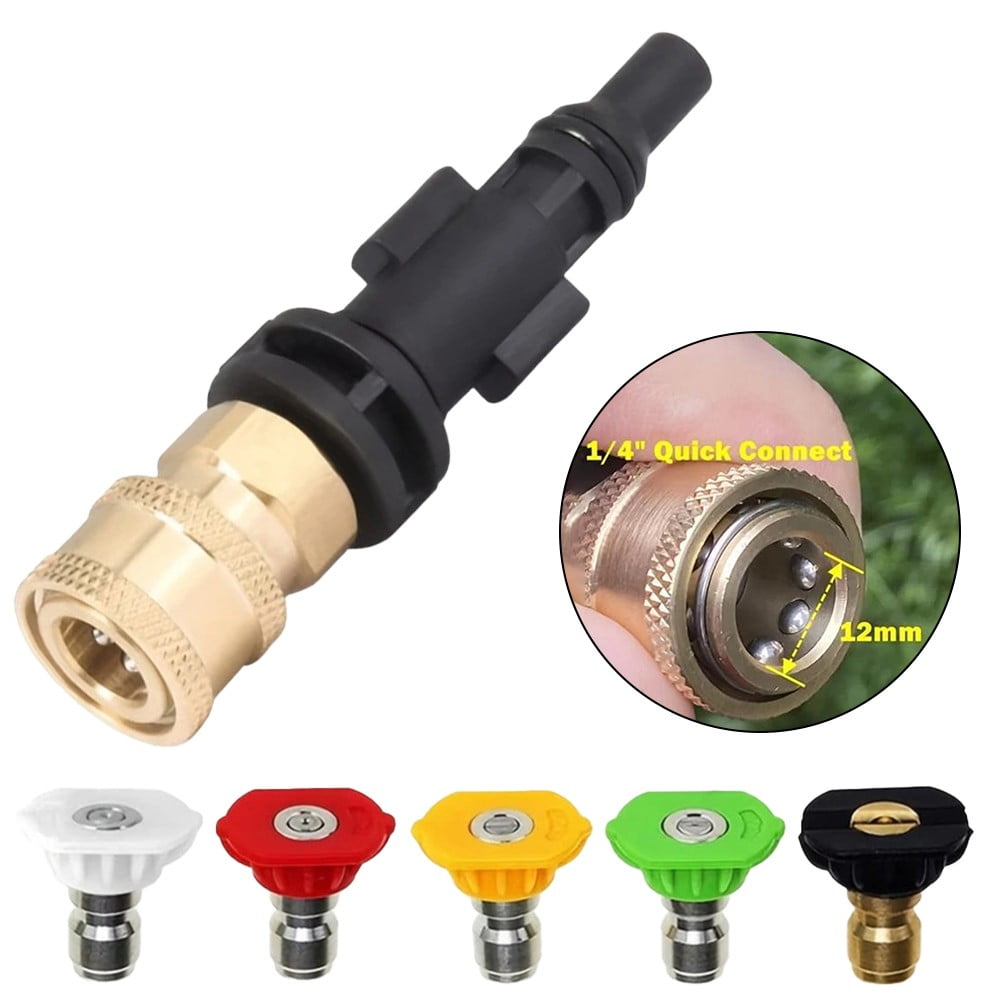 High Pressure Foam Pot Quick 1/4 Connect Adapter Nozzle For Lavor For ...