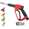 High Pressure Garden Hose Nozzle Multi Function Pressure Washer Gun ...