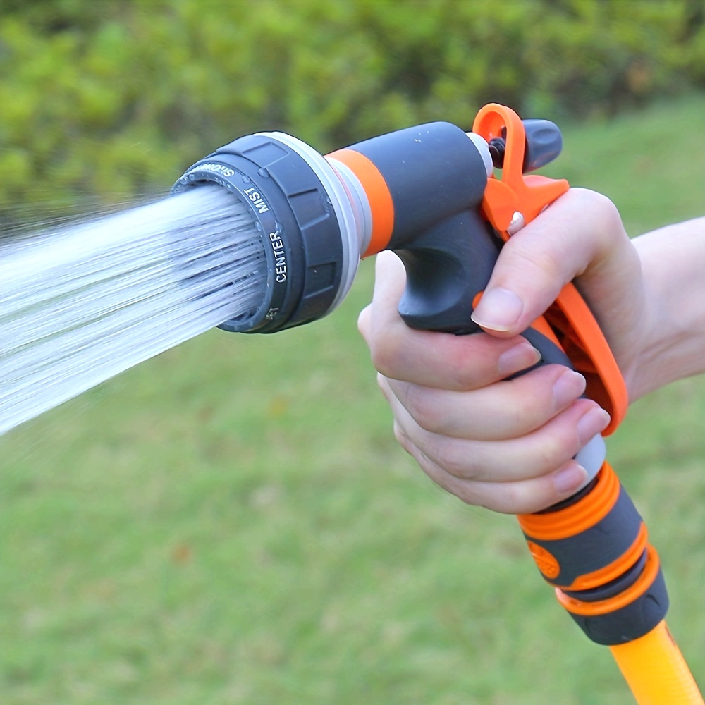 High-Pressure Garden Spray Gun for Outdoor Watering - Adjustable Nozzle ...