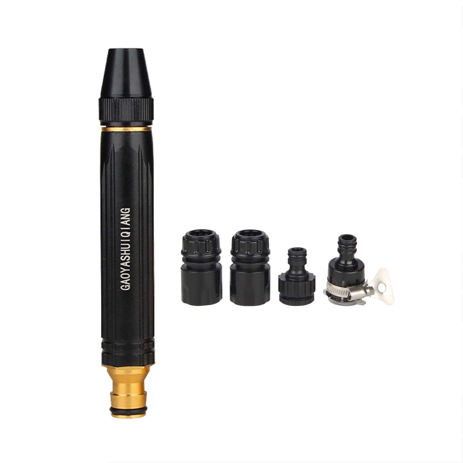 High-Pressure Garden Sprinkler, Metal Direct Injection Car Wash Nozzle ...