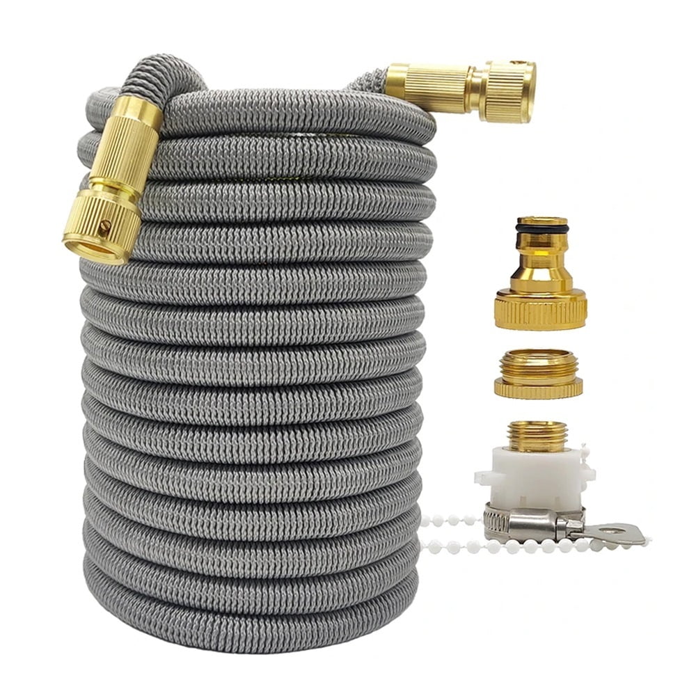 High Pressure Garden Water Hose Expandable Double Metal Connector Pvc ...