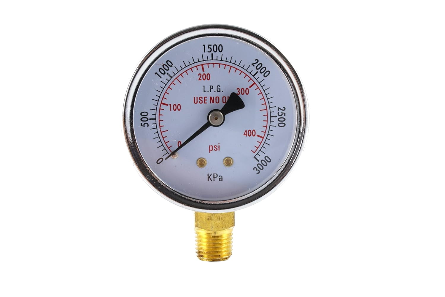 High Pressure Gauge for Propane Regulator 0400 psi 2.5 inches - Walmart.com