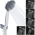 High Pressure Handheld Shower Head 5-Settings Powerful Water Spray ...