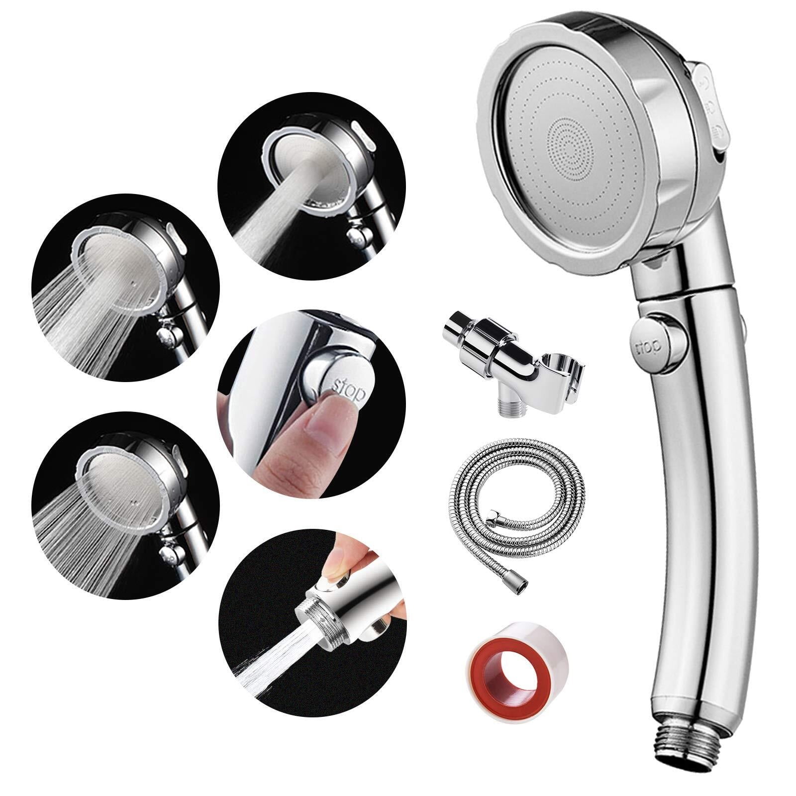 A High Pressure Handheld Shower Head with On Off Switch, Detachable ...