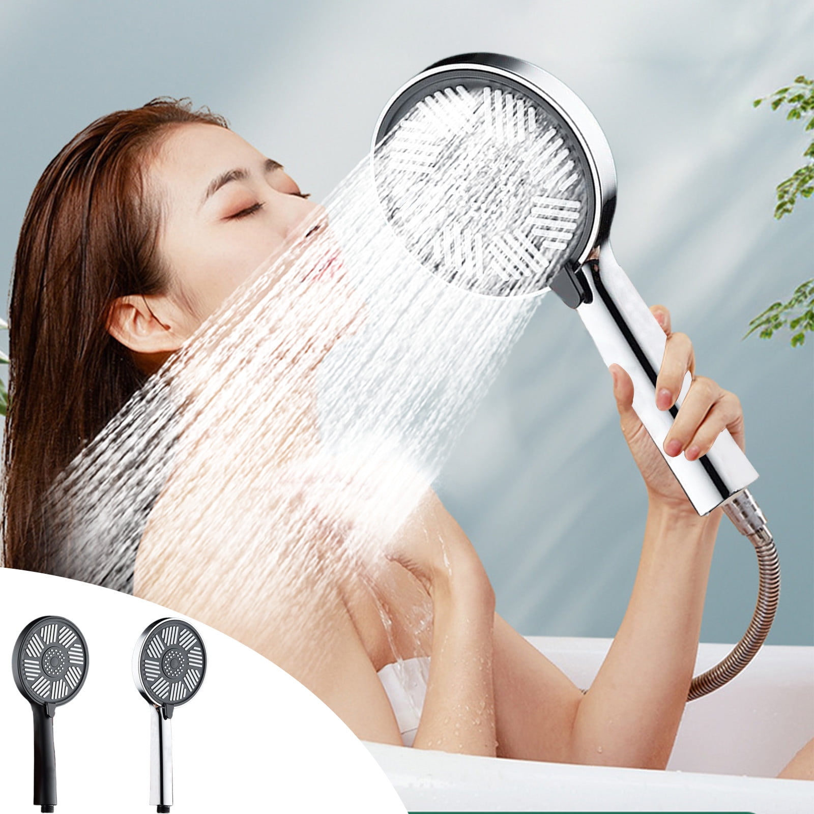 High Pressure Handheld Showerhead | 3 Spray Modes Multifunctional Bath ...