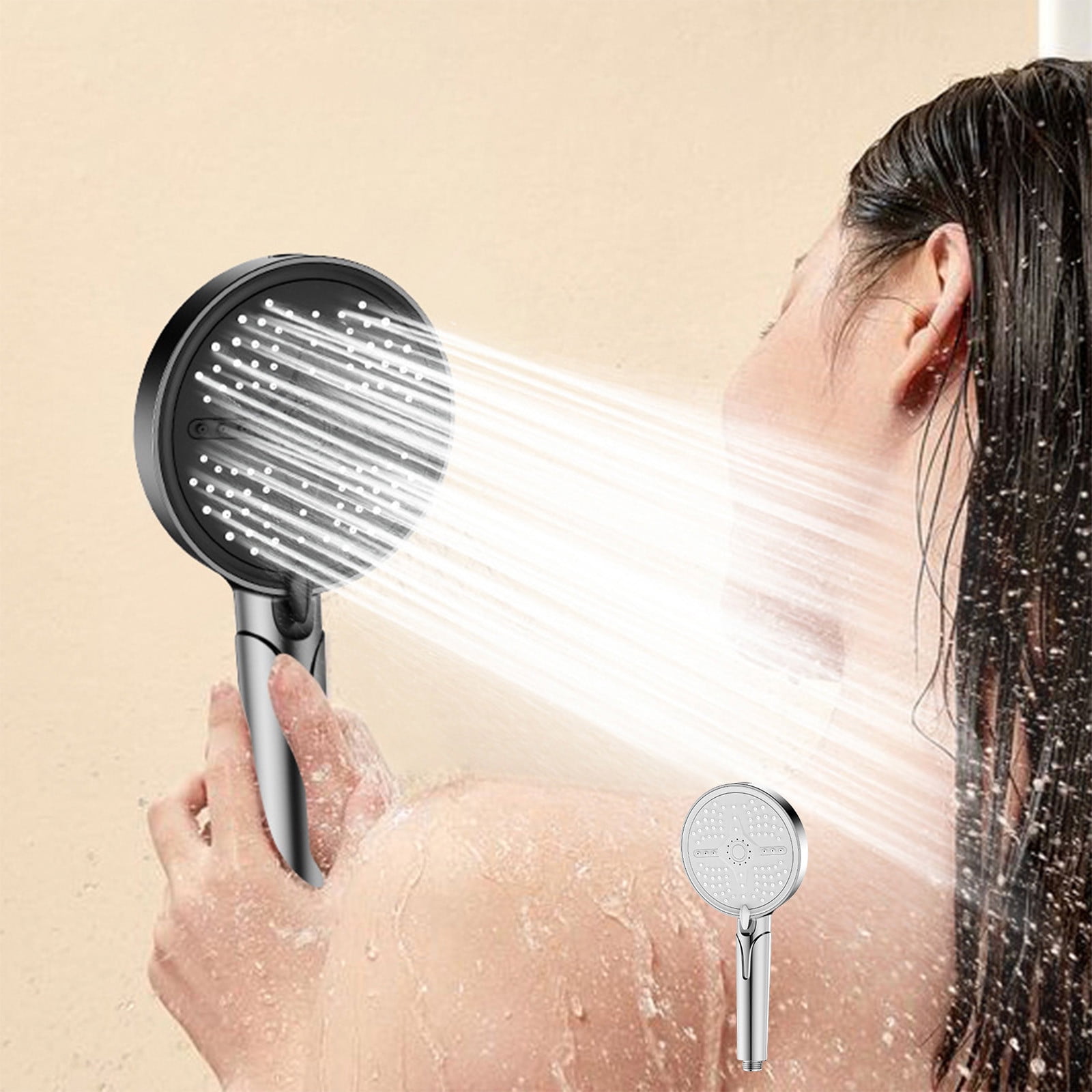 High - Pressure Handheld Showerheads, 5 Spray Modes, for Hard Water ...