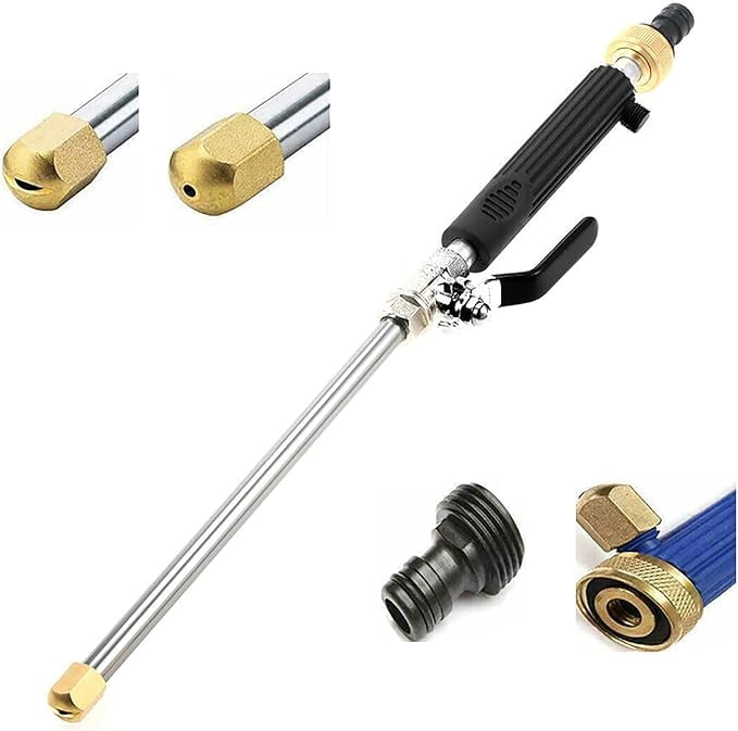 High Pressure Hydro Jet Wand, Extendable Garden Sprayer 2 in 1 Power ...