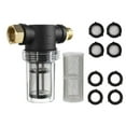 High Pressure Inline Garden Hose Filter Attachment 3/4Inch Thread With ...