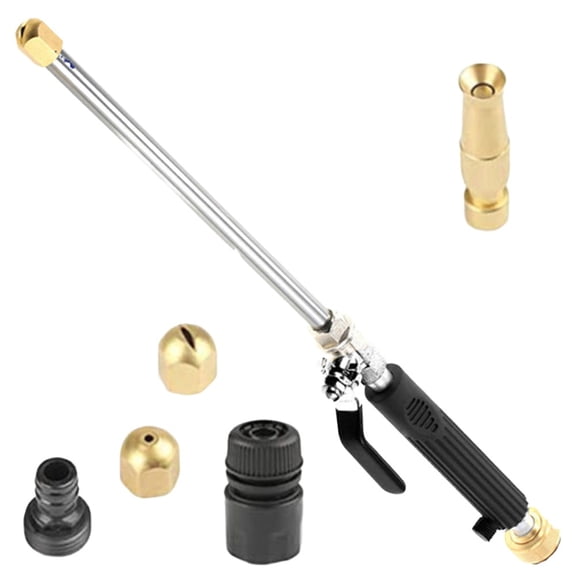 High Pressure Jet Nozzle Power Washer Wand for Garden Hose, with 3 ...